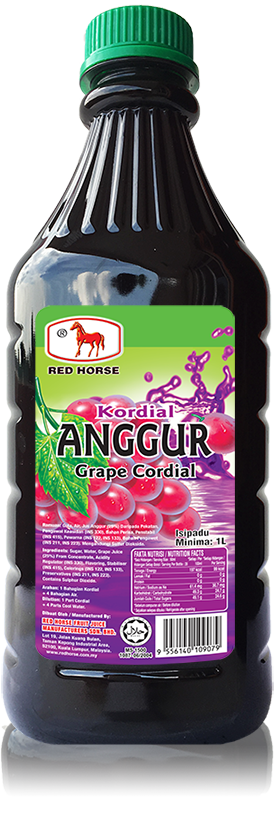 Red Horse brand Fruit Juice Cordials