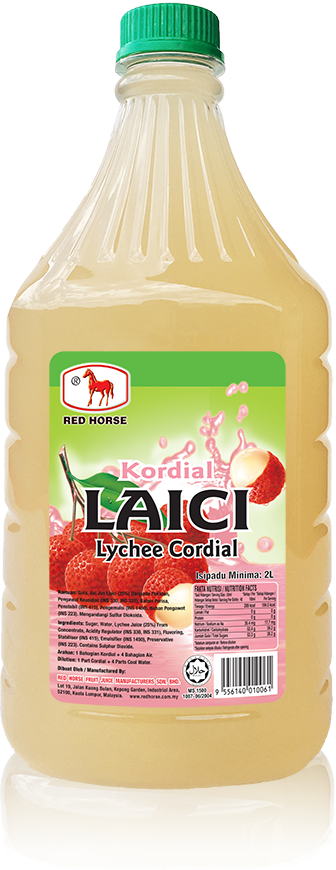 Red Horse brand Fruit Juice Cordials