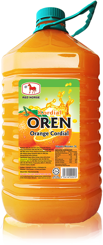 Red Horse brand Fruit Juice Cordials