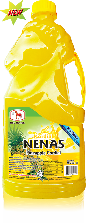 Red Horse brand Fruit Juice Cordials